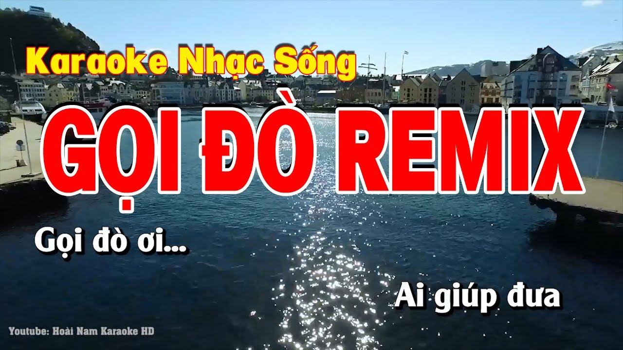 Karaoke Gọi Đò remix - YouTube
