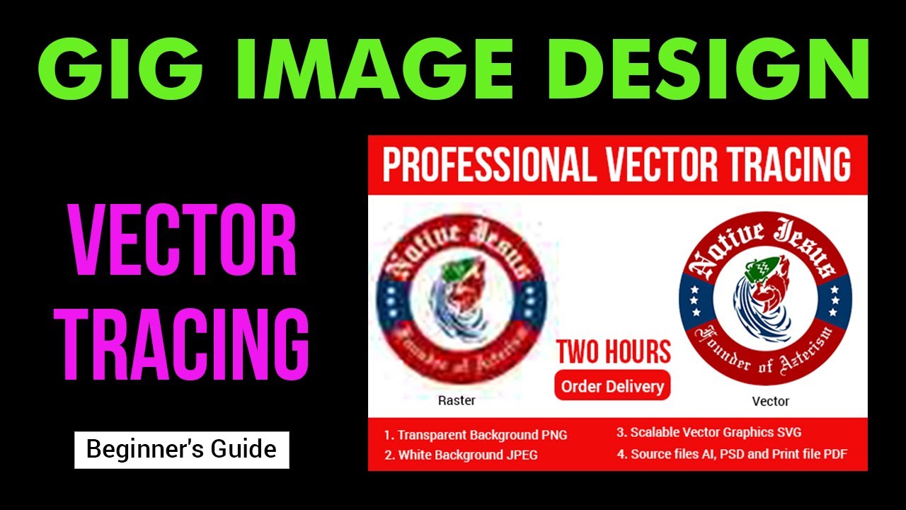 Vector Tracing Gig Image Design by Samar Khan - YouTube