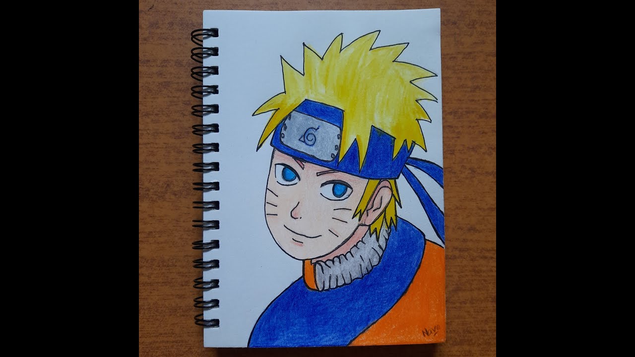 Naruto Uzumaki | Colour Pencil Drawing | Japanese Anime Character ...
