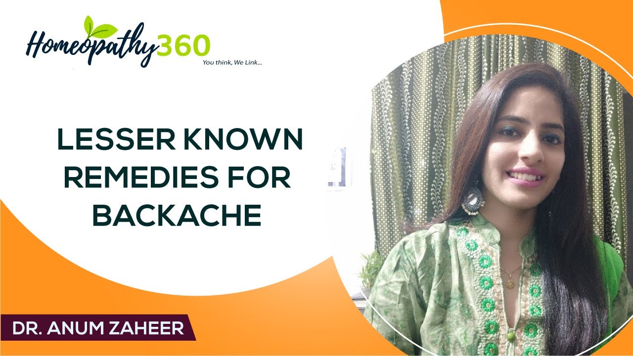 Lesser Known Remedies for Backache (Lower Back Pain): Dr. Anum Zaheer - YouTube