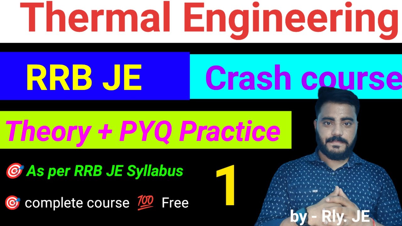 Thermal Engineering Lec-01 || Thermodynamics - Basics || For Mechanical ...