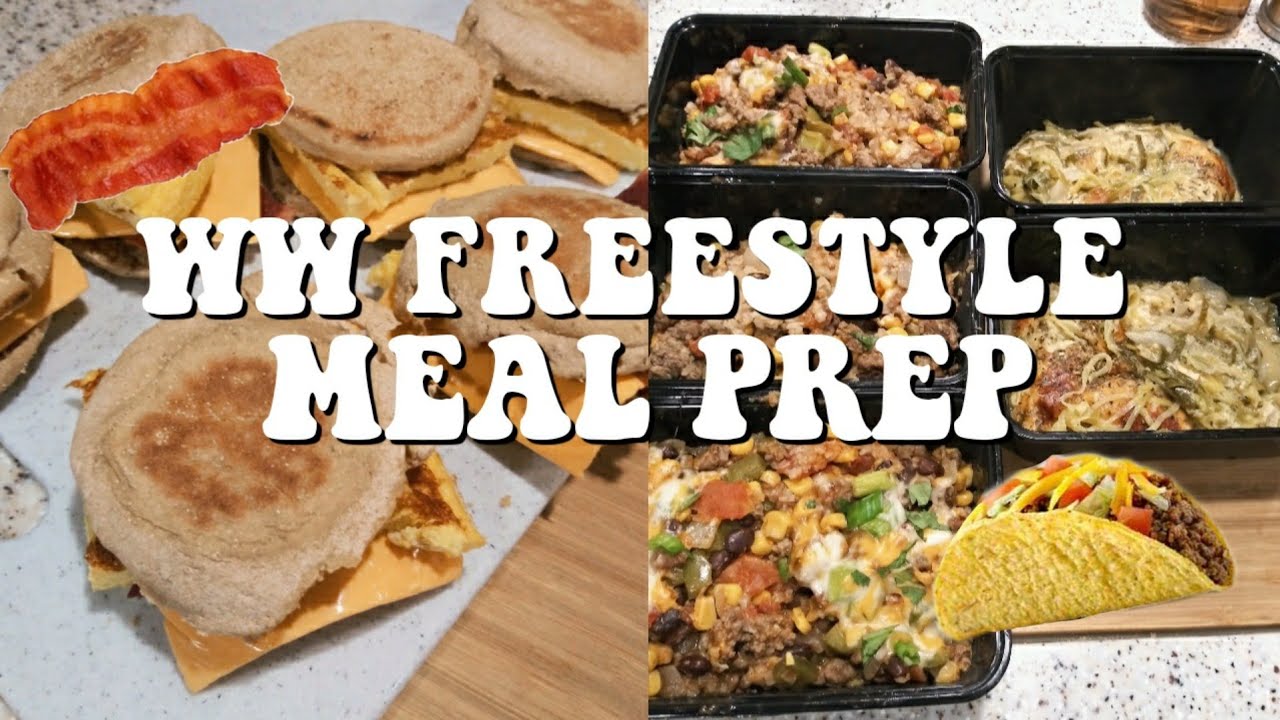 WEEKLY WW FREESTYLE MEAL PREP! CHEESY TACO BAKE, EGG AND BACON ENGLISH ...