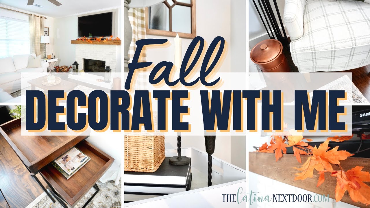 🍁FALL DECORATE WITH ME | NEW HOME DECOR FOR FALL 2021 - YouTube
