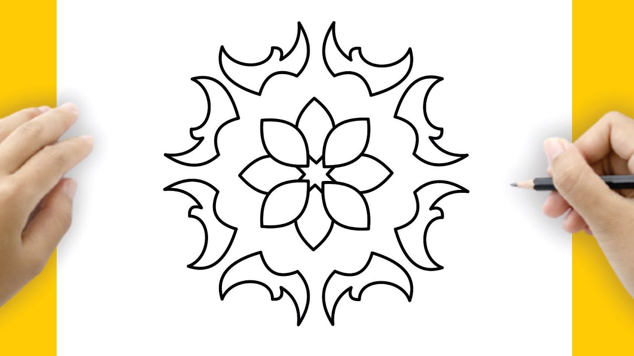 How to Draw a Nordic Pattern | Easy Scandinavian Design Tutorial - YouTube
