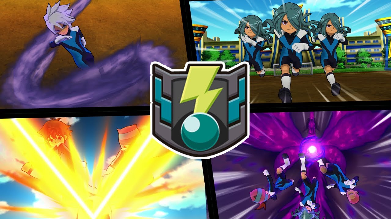 Dark Emperors - All 34 Hissatsus Techniques | Inazuma eleven GO ...