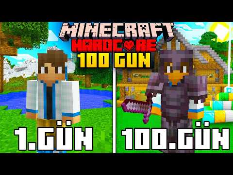 Minecraft Hardcore'da 100 Gün Hayatta Kalmak