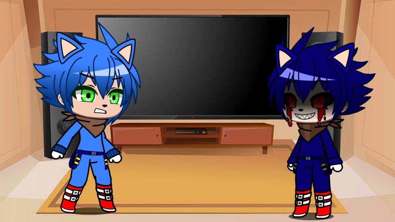 Sonic and his friends react to Sonic.exe FNF (read disc) - YouTube
