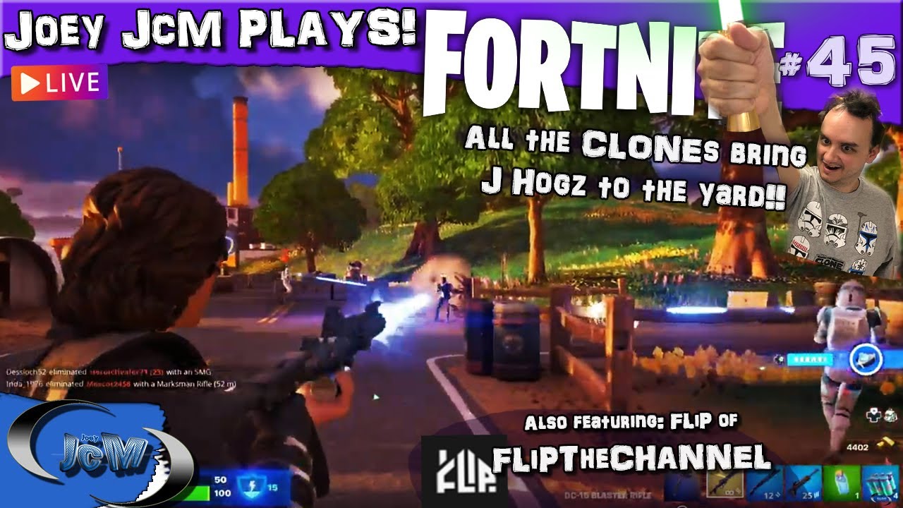 Fortnite - Ep 45 - Joey JcM PLAYS! w/ Joe Hogan ART and FLiPTheCHANNEL ...
