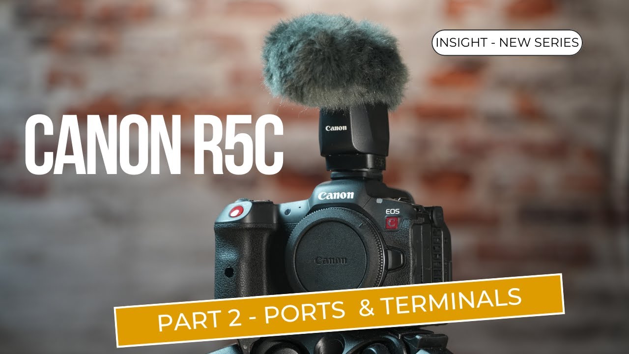 My Canon R5C series- Overview of ports and terminals - YouTube