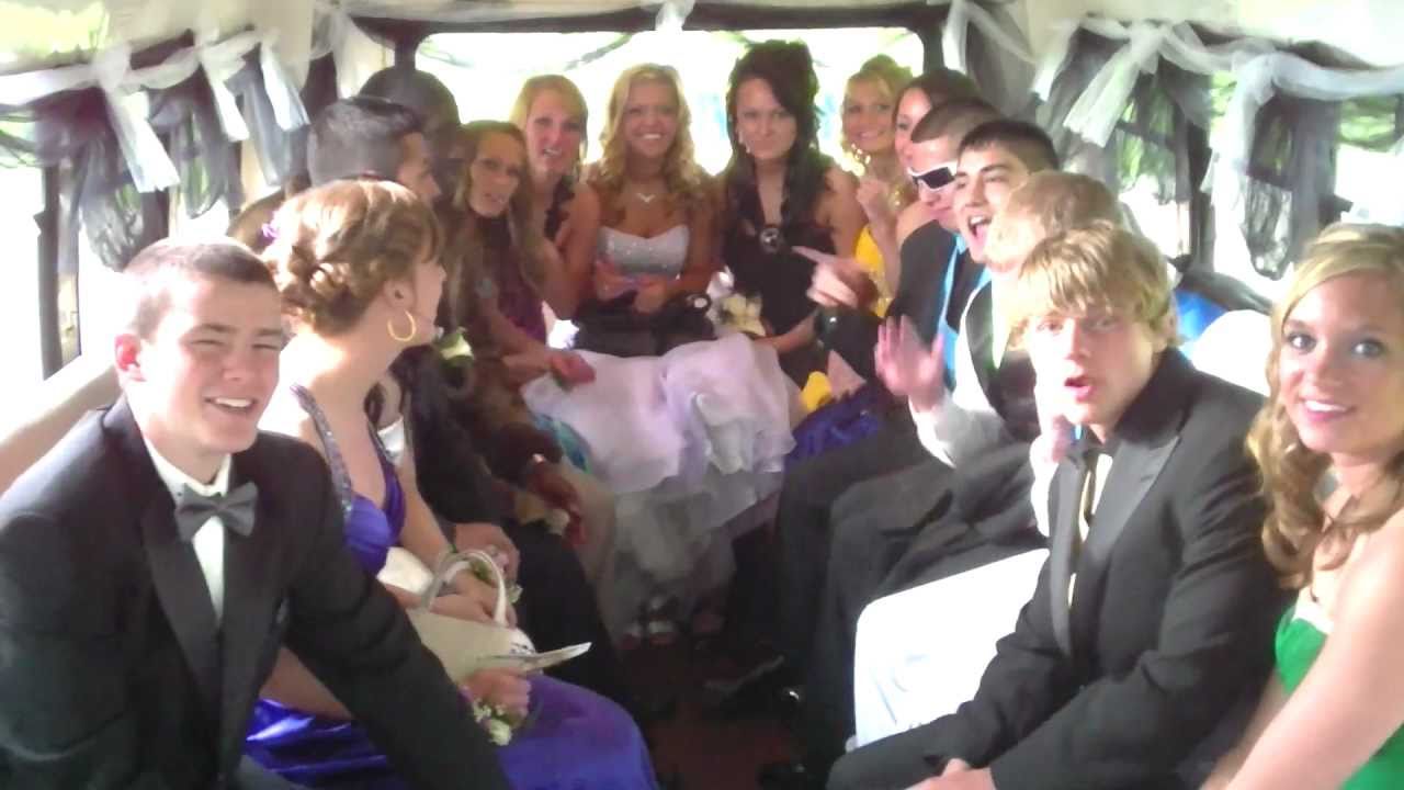 Harvard Prom 2011 On The Y Drive Limousine Service Party Bus - YouTube