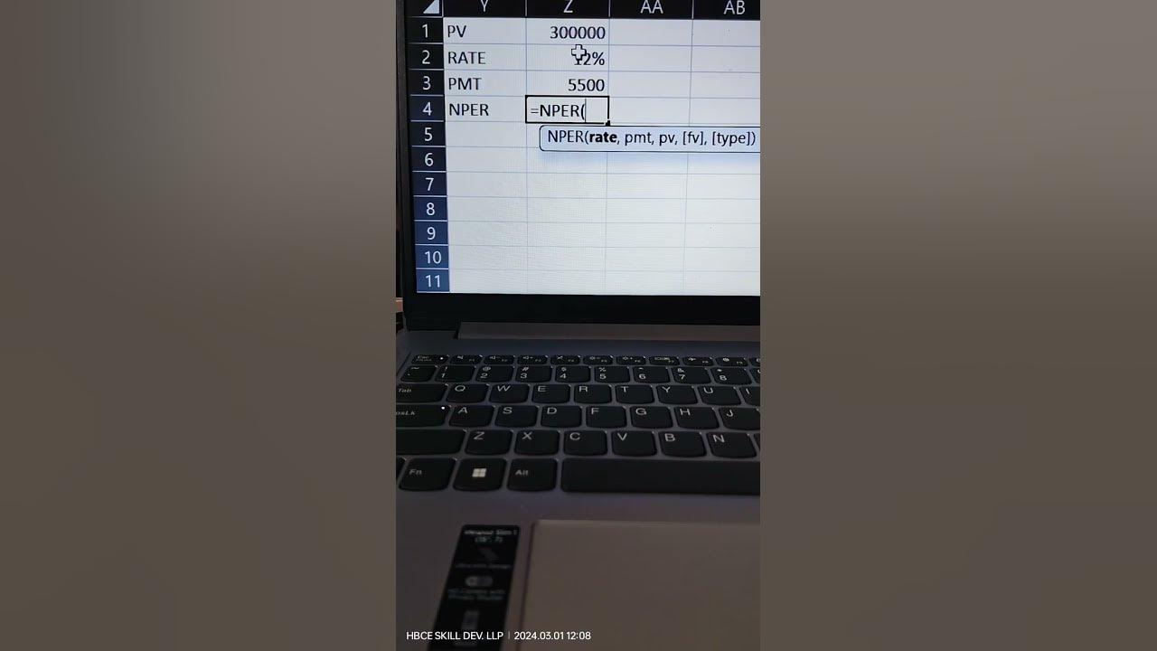 Financial Formula in Excel (HBCE Skill Development LLP) #exceltips #exceltech #excel # ...
