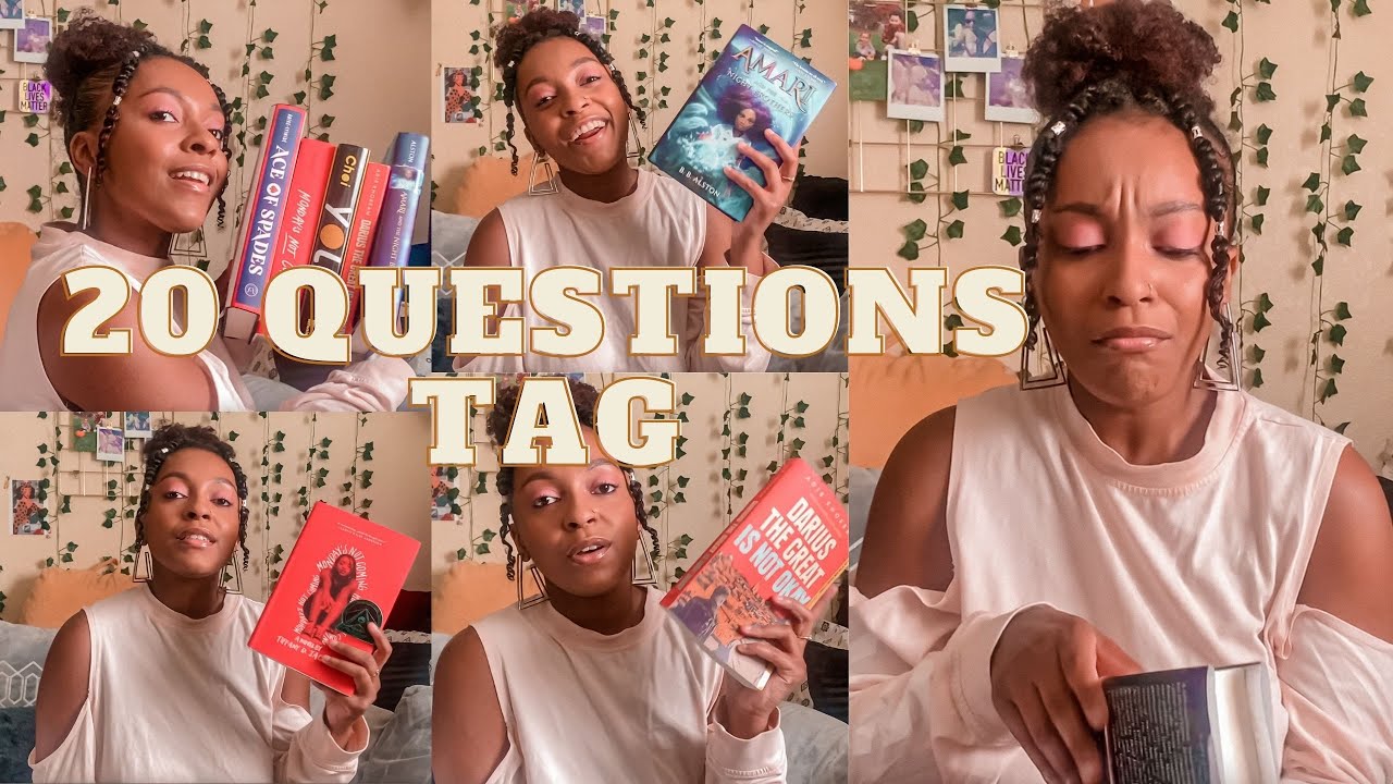 20 Questions Book Tag... This was complete CHAOS! - YouTube