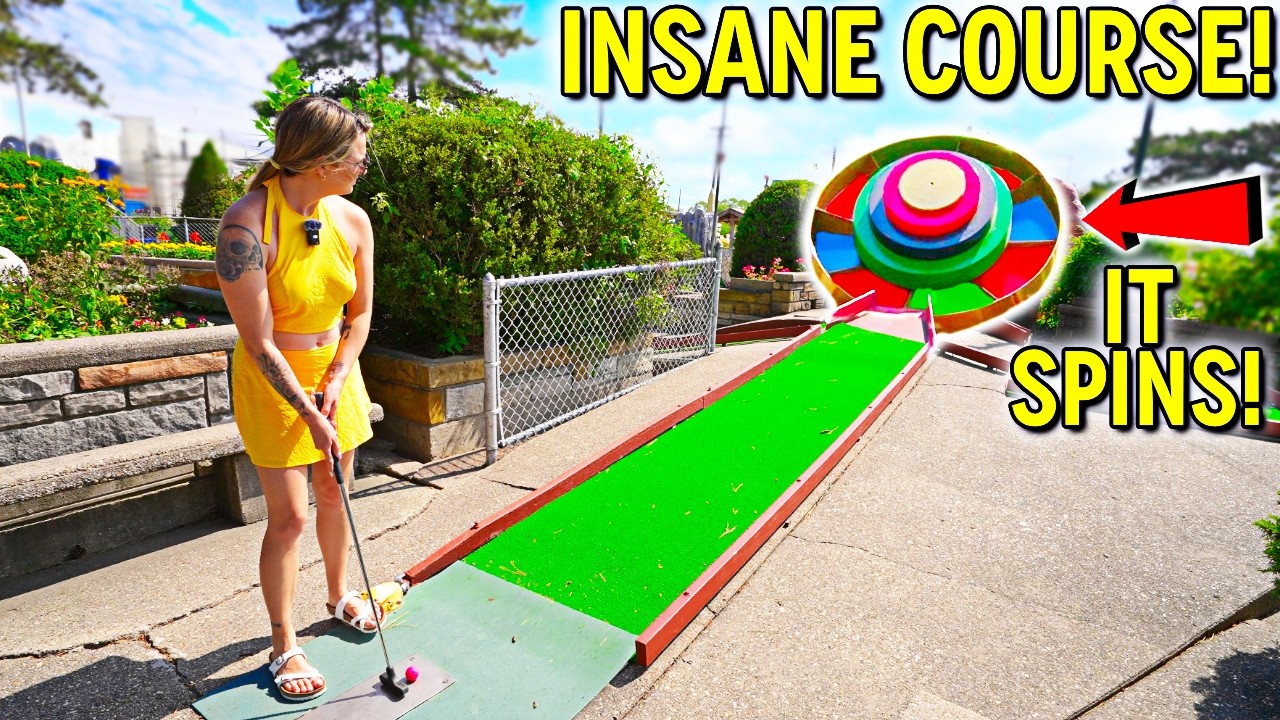 Mind-Blowing Old School Mini Golf Course! - YouTube
