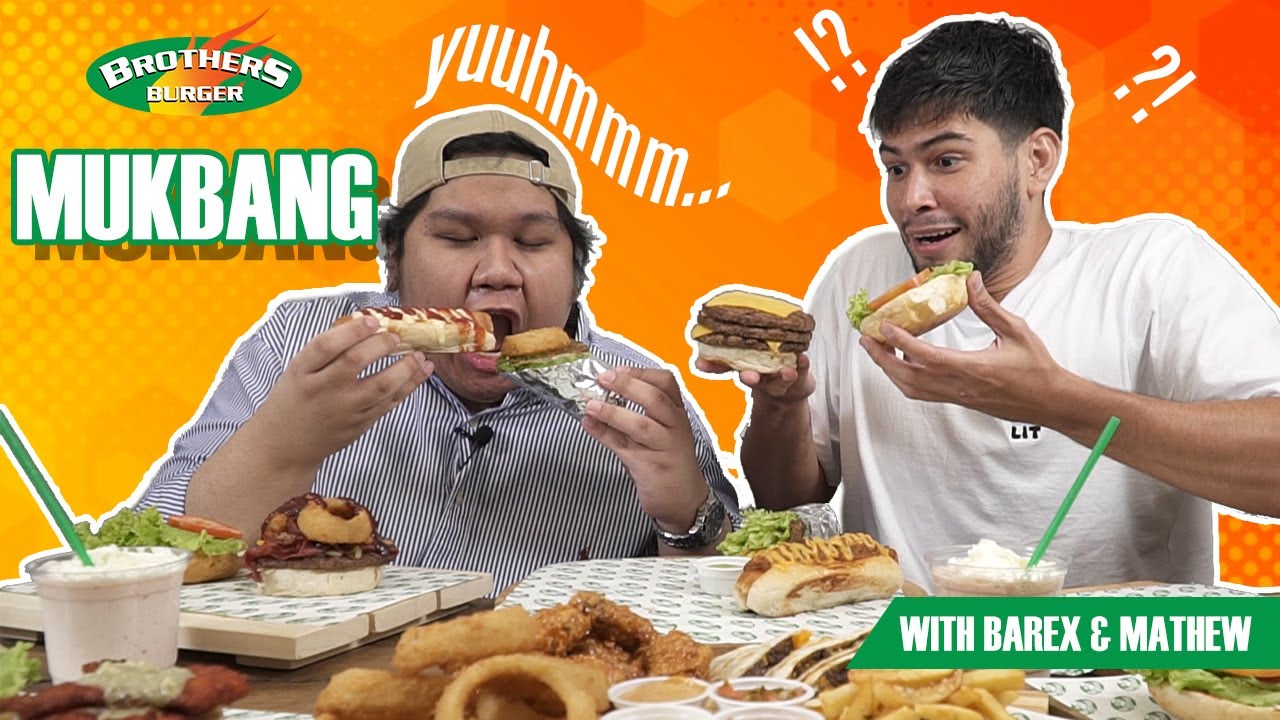 Brothers Burger Mukbang - YouTube