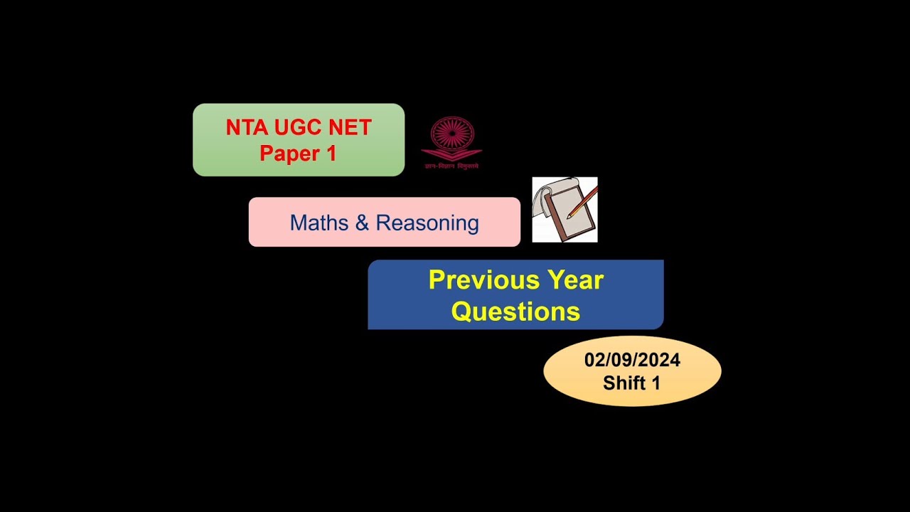 Mathematical And Reasoning Aptitude Pyqs Ugc Net Ntaugcnet Paper1 Mathematicalreasoning Netjrf