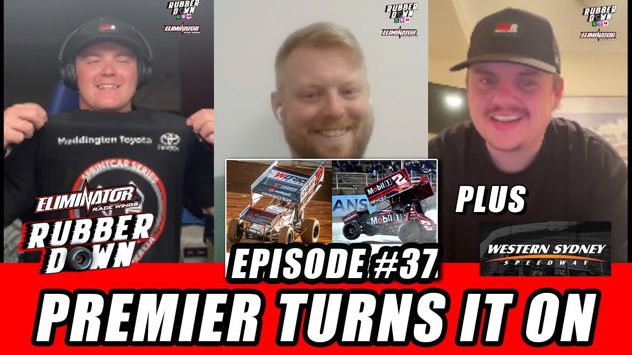 #37 PREMIER SPEEDWAY TURNS IT ON - Goodyer and Kingshott Victories and ...