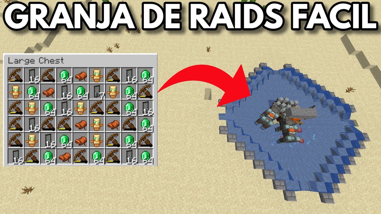 GRANJA DE RAIDS 1.17 MUY FACIL Y SIMPLE | MINECRAFT (JAVA EDITION ...