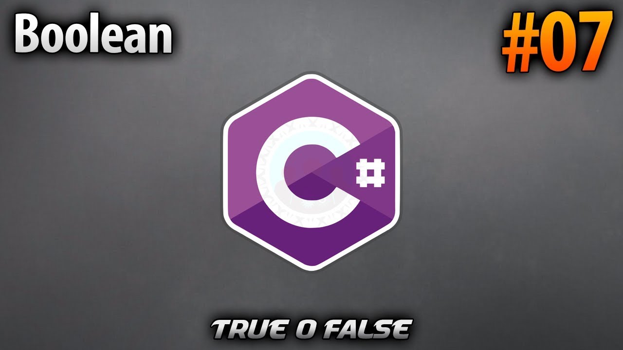 Dato de tipo Booleano | Desarrollo en CSharp (C#) #7 - YouTube