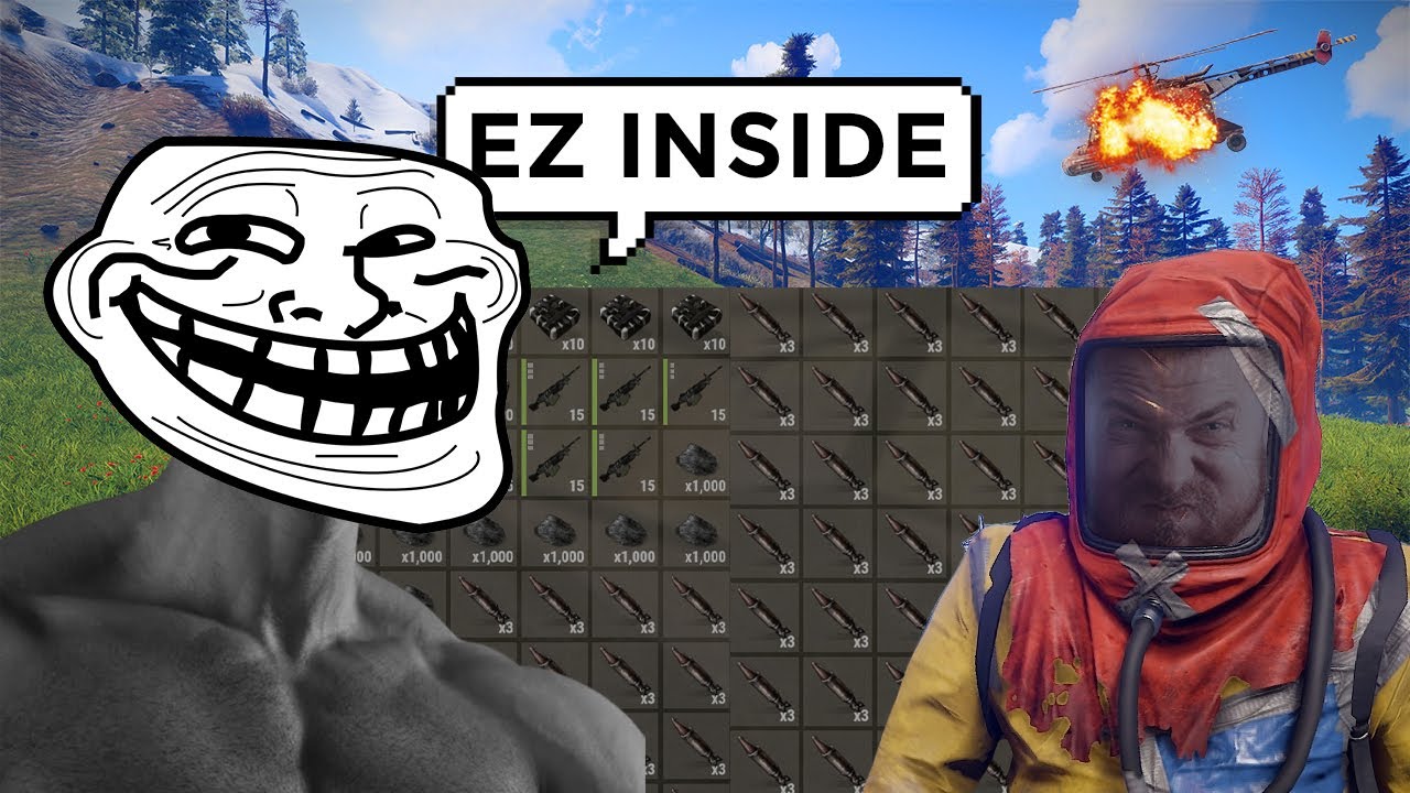 Rust Insiding EVERYONE V5 (trolling rust clans & toxic players) - YouTube