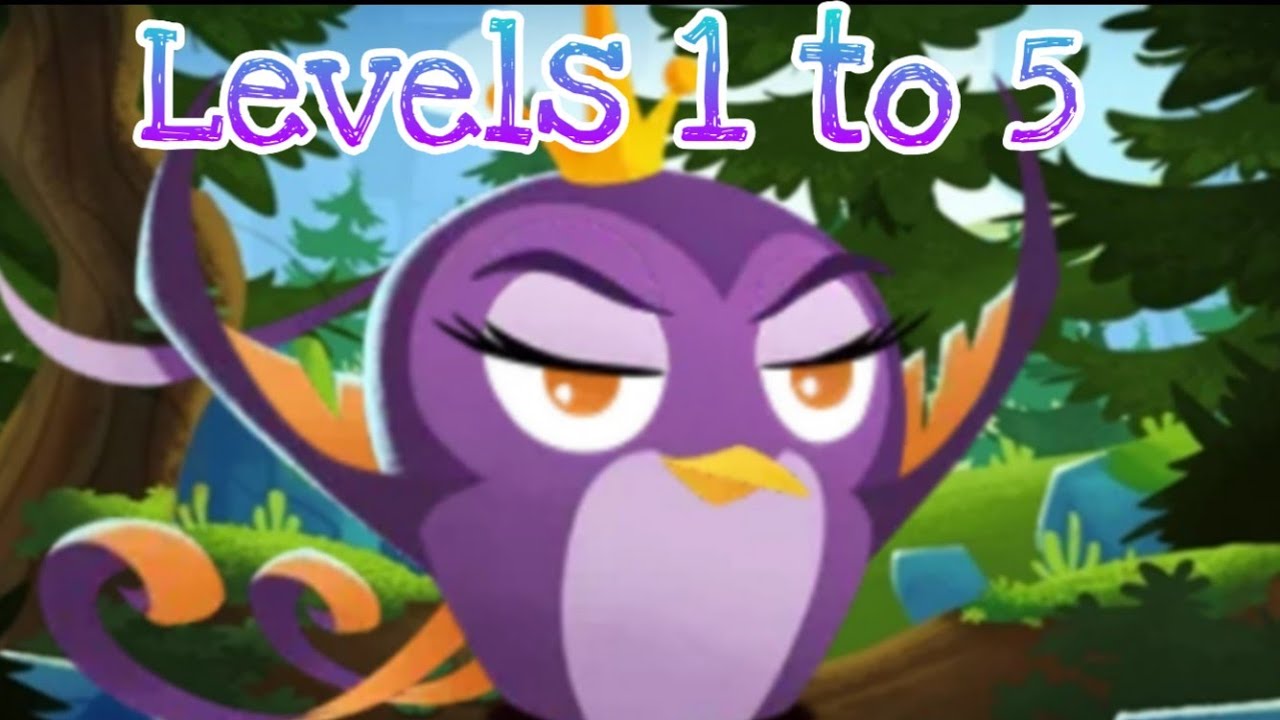 Angry Birds Pop - Gales Treasure/Forest Trail - Levels 1 to 5 with ...