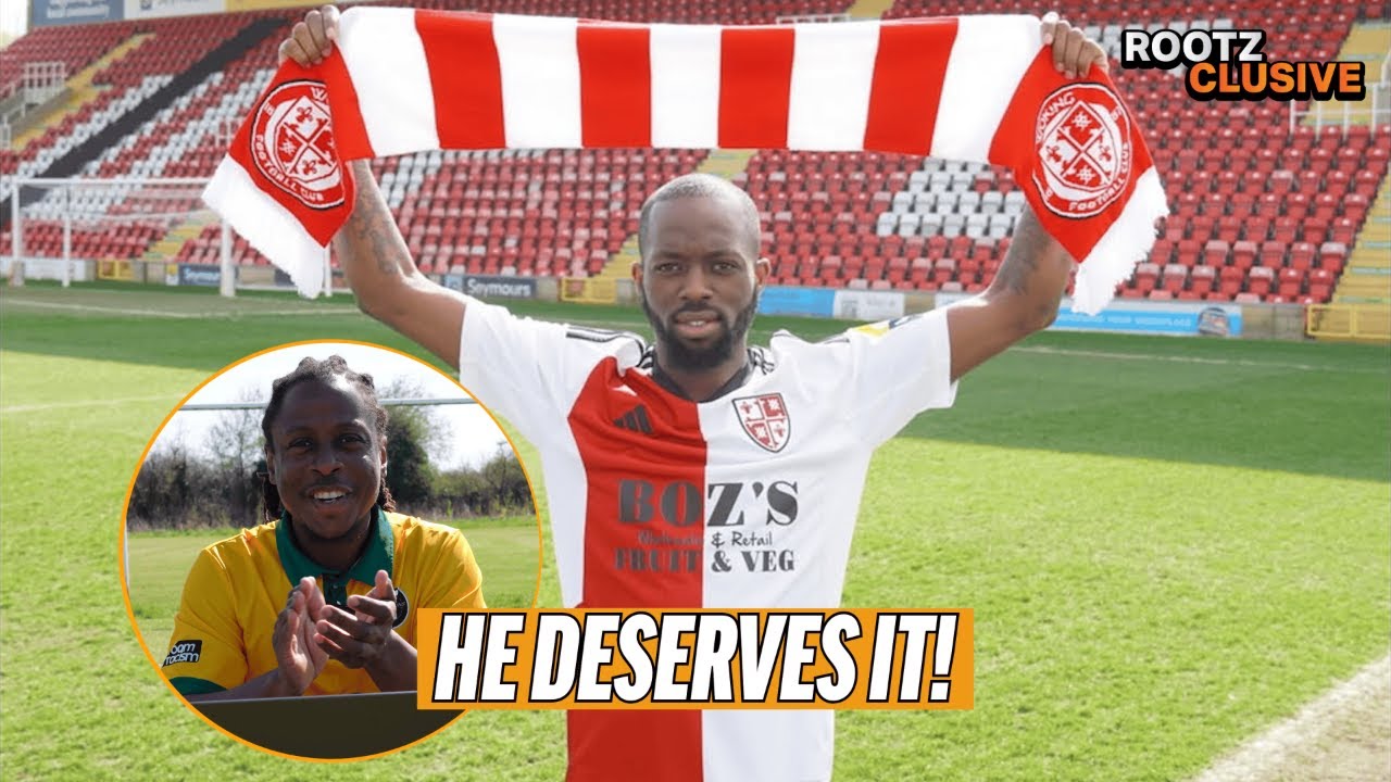 HASHTAG UNITED'S JOSH OSUDE SIGNS FOR WOKING FC - YouTube