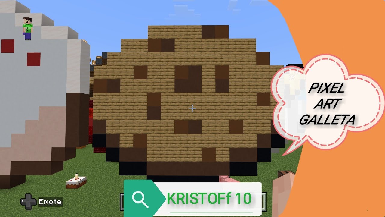 PIXEL ART DE GALLETA DE MINECRAFT 🍪 - YouTube