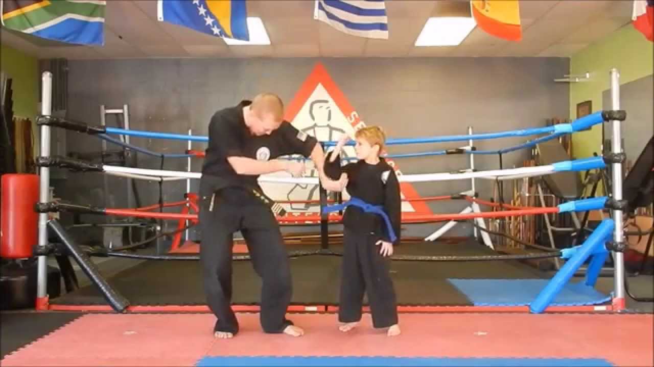 Self Defense for kids - Escape an arm grab - YouTube