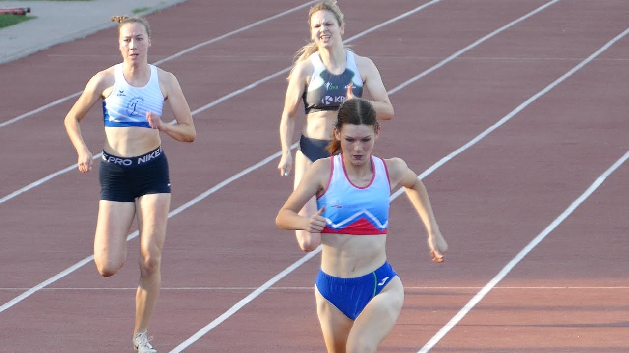 Ana Rus (SLO) 200 m 24.42 1st Place Slovenian Junior Championships U20 ...