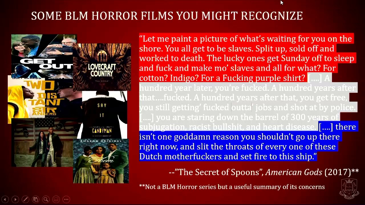 "You Already Dead": The Horror of Necropolitics in Black Lives Matter ...