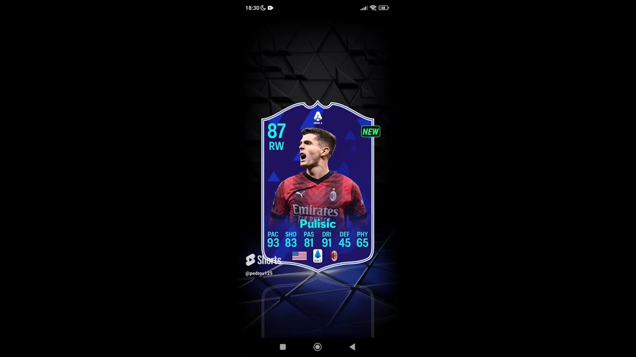 Madfut 24 87 Serie A Potm December Christian Pulisic Sbc Youtube