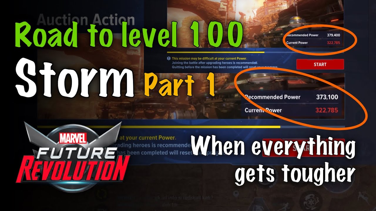 Marvel Future Revolution | Storm road to level 100 Part 1 - When ...