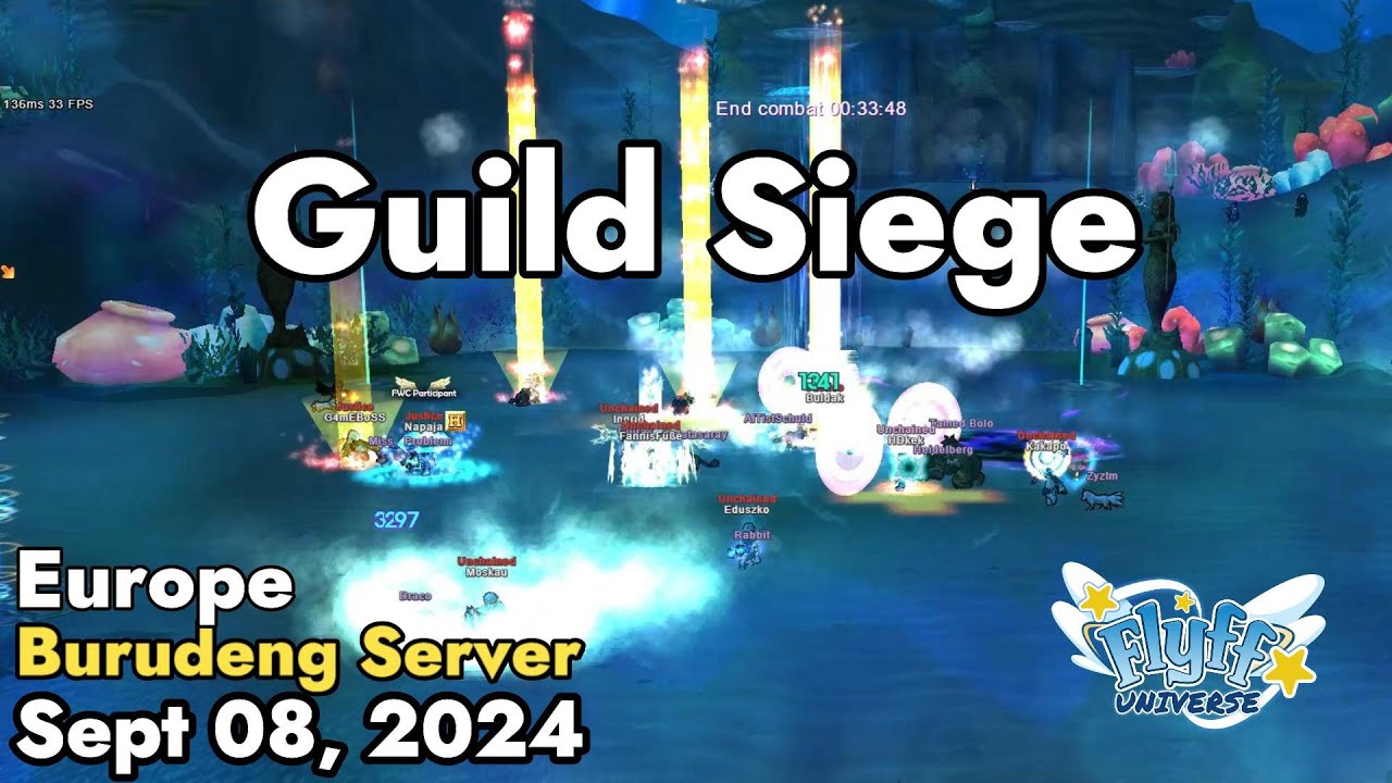 Guild Siege (Burudeng) September 08, 2024 | Flyff Universe - YouTube
