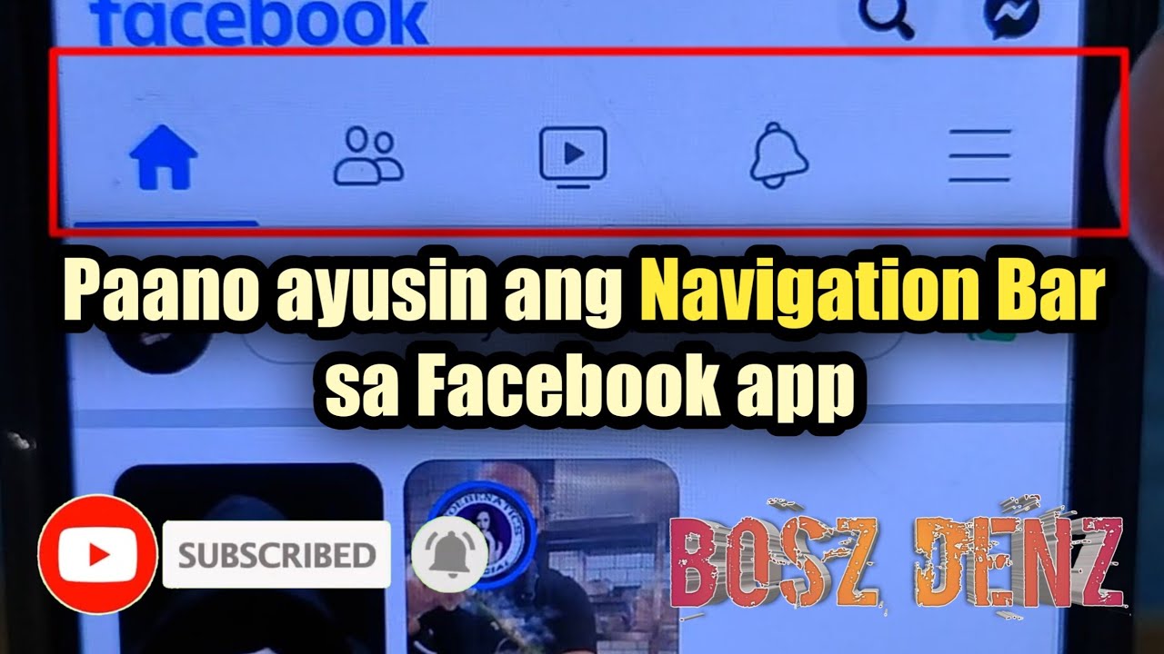 Paano ayusin ang Navigation Bar sa Facebook app "tips and Tutorial ...