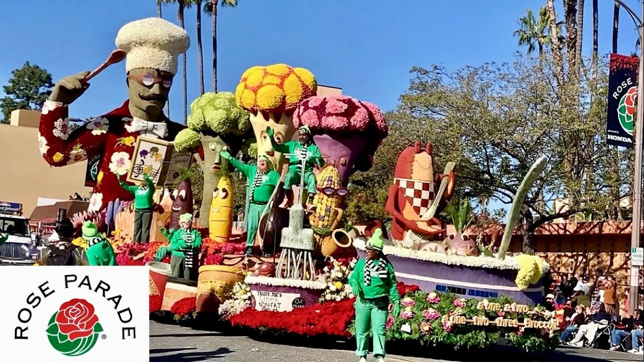 Rose Parade 2024 - ANIMATION TROPHY: Trader Joe’s “a one, a two,… a one ...