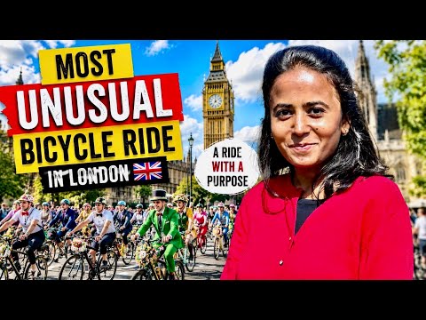 The Event That Stops London Traffic Every Year! bicycle ride | #asksindu #wnbr #bike #ride #unique 