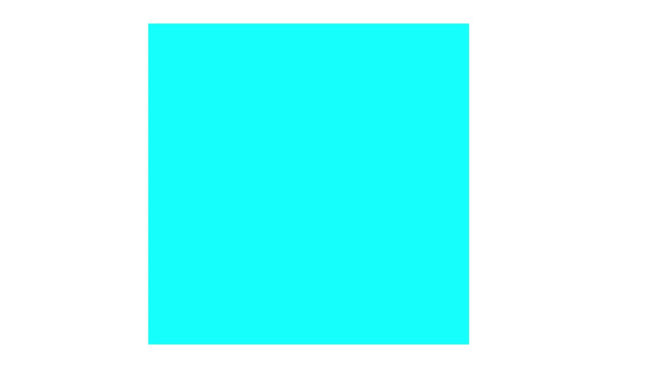 Cyan Square White Background Left To Right - YouTube