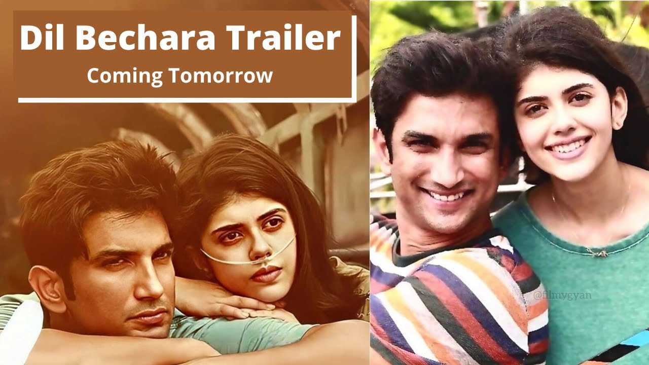 Dil Bechara 1st Trailer Releasing Tomorrow, Dil Bechara, Dil Bechara ...