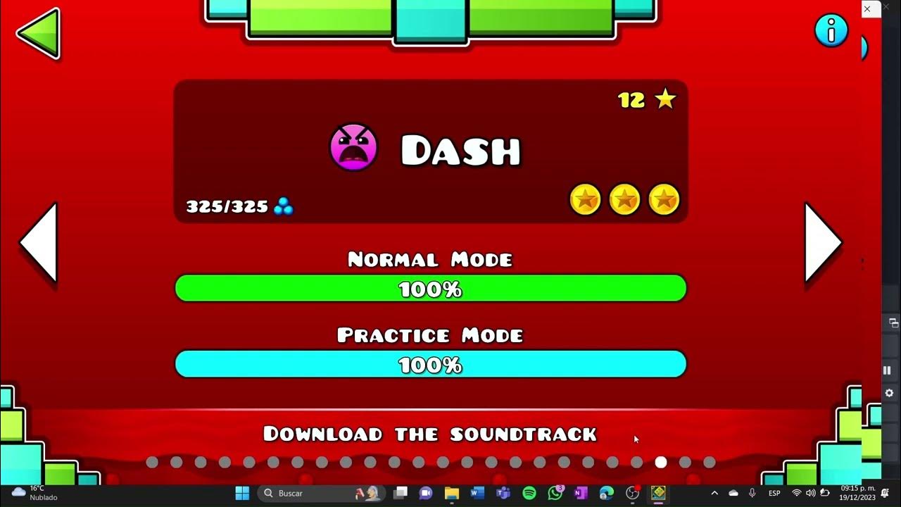 DASH 100% ALL COINS Geometry Dash2.2 - YouTube