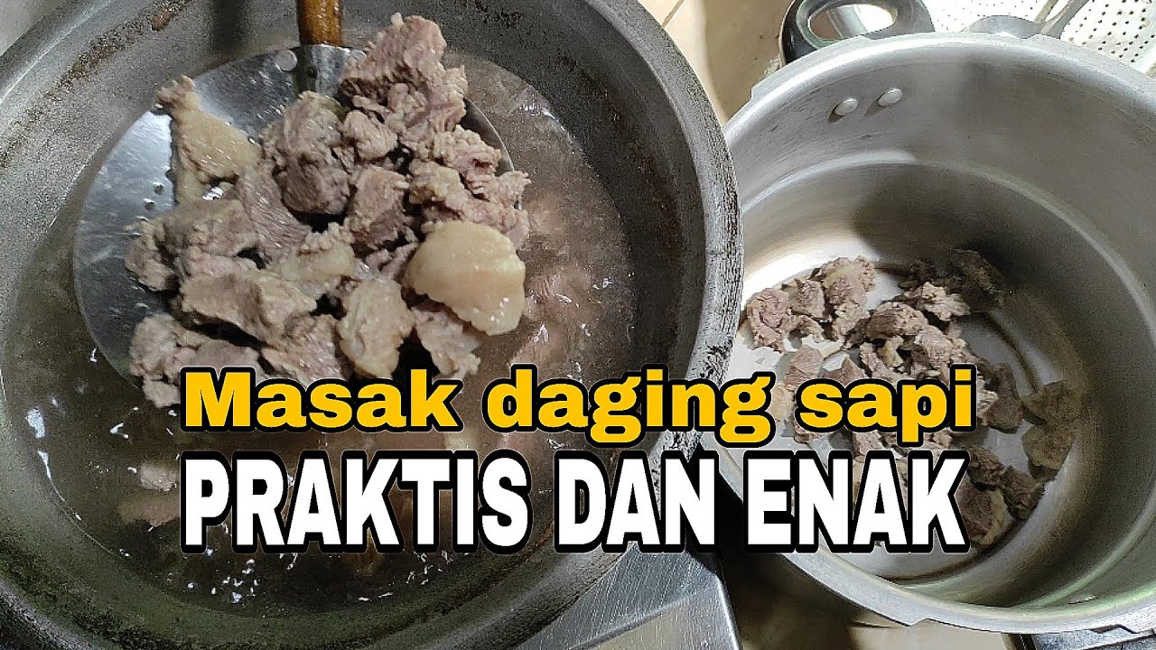 Cara masak daging sapi mudah | masak gulai sapi | how to make gulai ...
