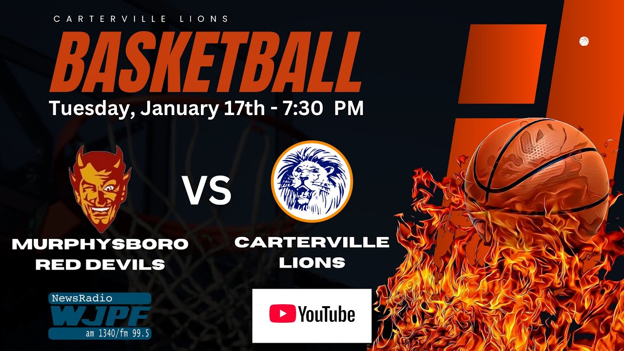 Murphysboro Red Devils at Carterville Lions - January 17, 2025 - YouTube