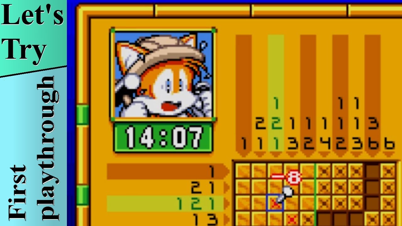 Let's Try Tails' Picross (DEMO) - Part 1 - YouTube