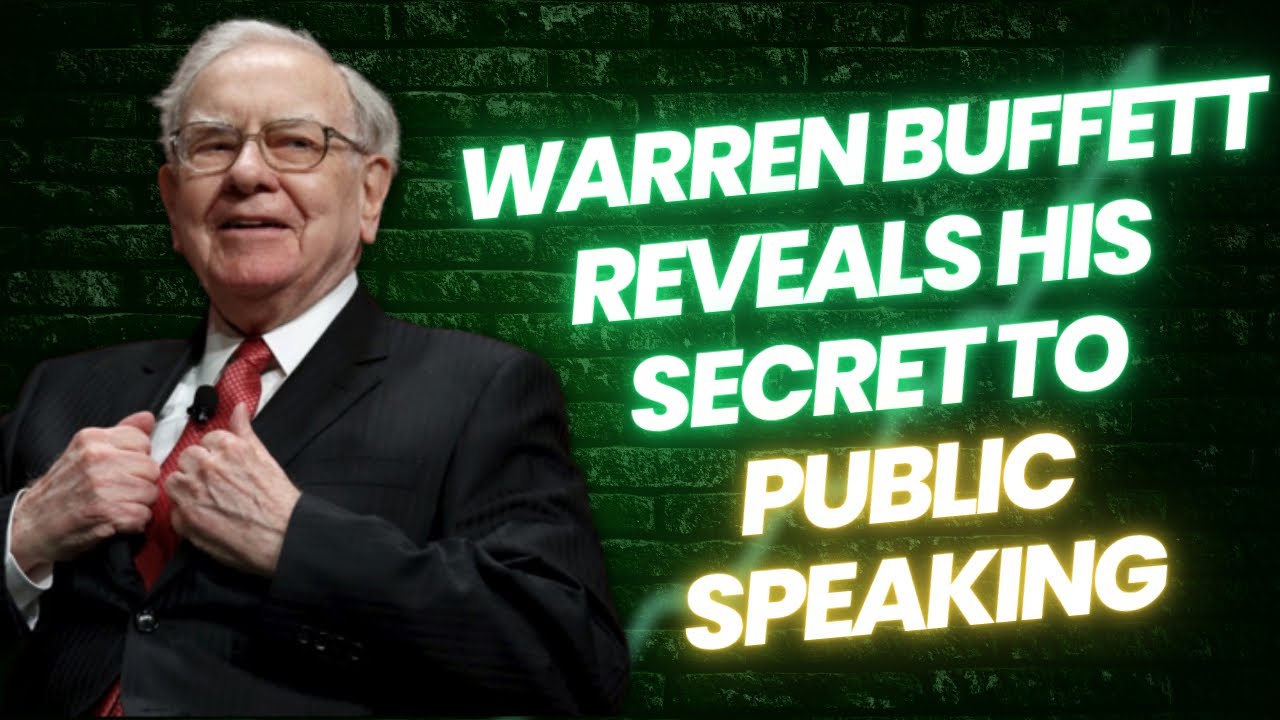 Warren Buffett REVEALS his Secret to Public Speaking - YouTube