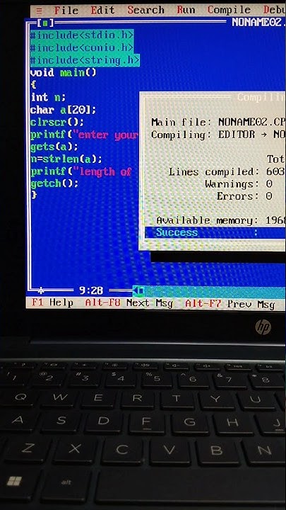 c program⌨️for finding length of string short video📸💯🥰#shorts #viral #short #cod @CodeWithHarry ...