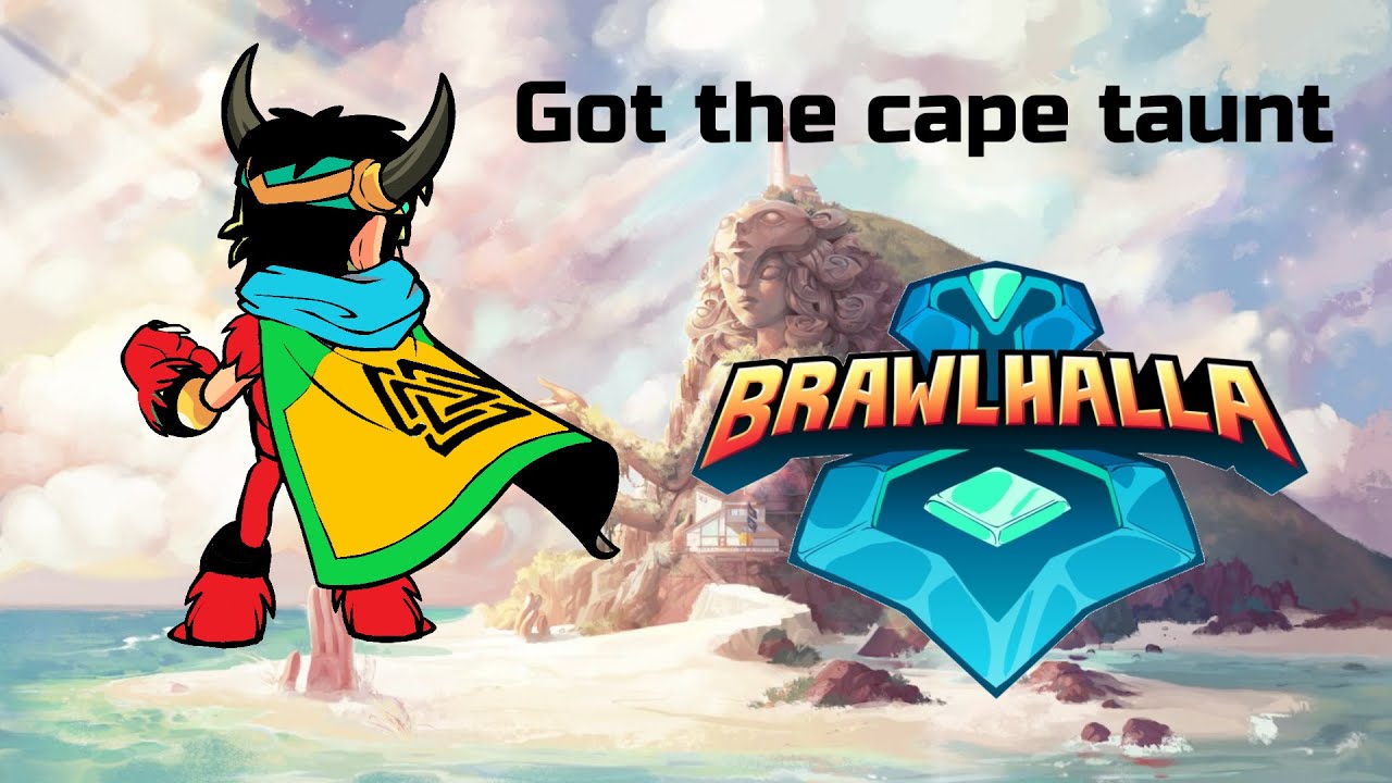 Finally unlocked the cape taunt in brawlhalla - YouTube