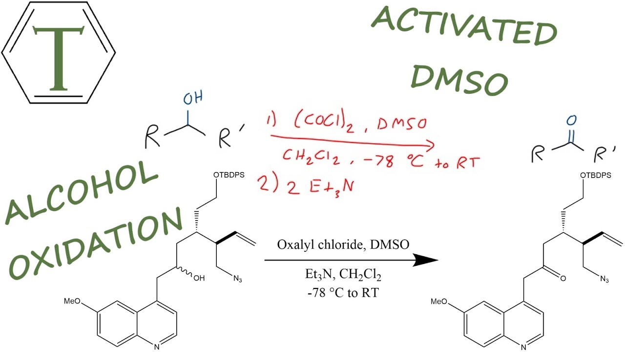 Swern Oxidation | Named Reactions | Organic Chemistry Lessons - YouTube