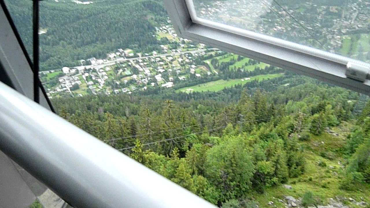 La Flégère - Chamonix teleferic, Tour Mont Blanc 2011 - YouTube
