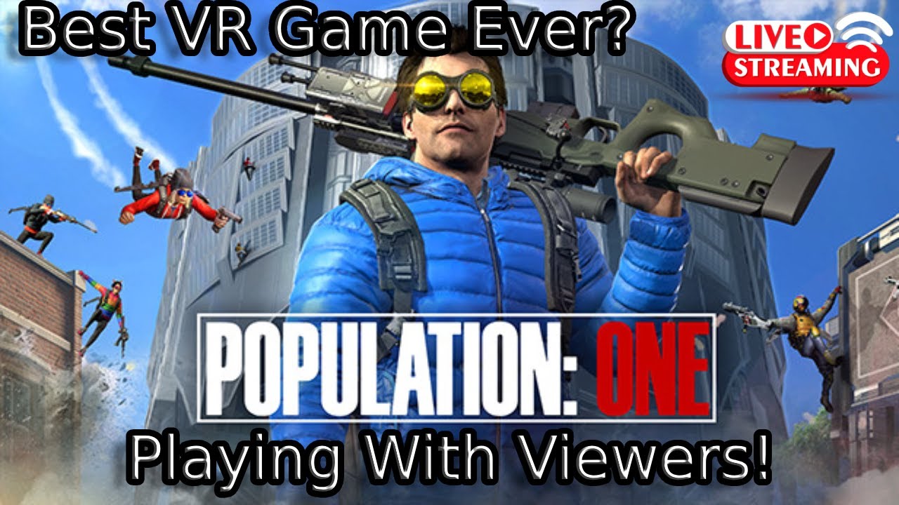 Fortnite VR?! Population One is an EPIC VR Experience! #live - YouTube