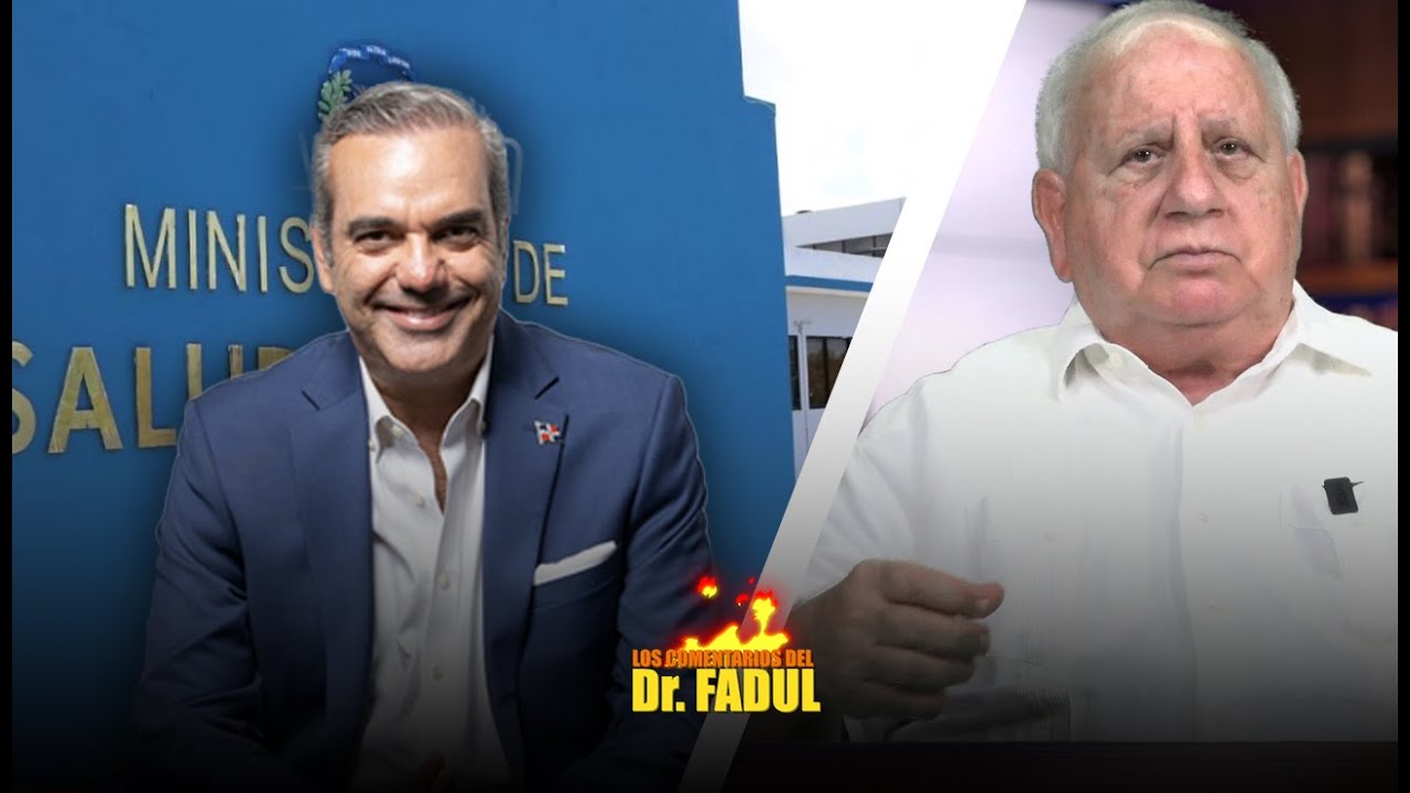 El Dr. Fadul dice: "El país necesita salud, no demagogia" - YouTube