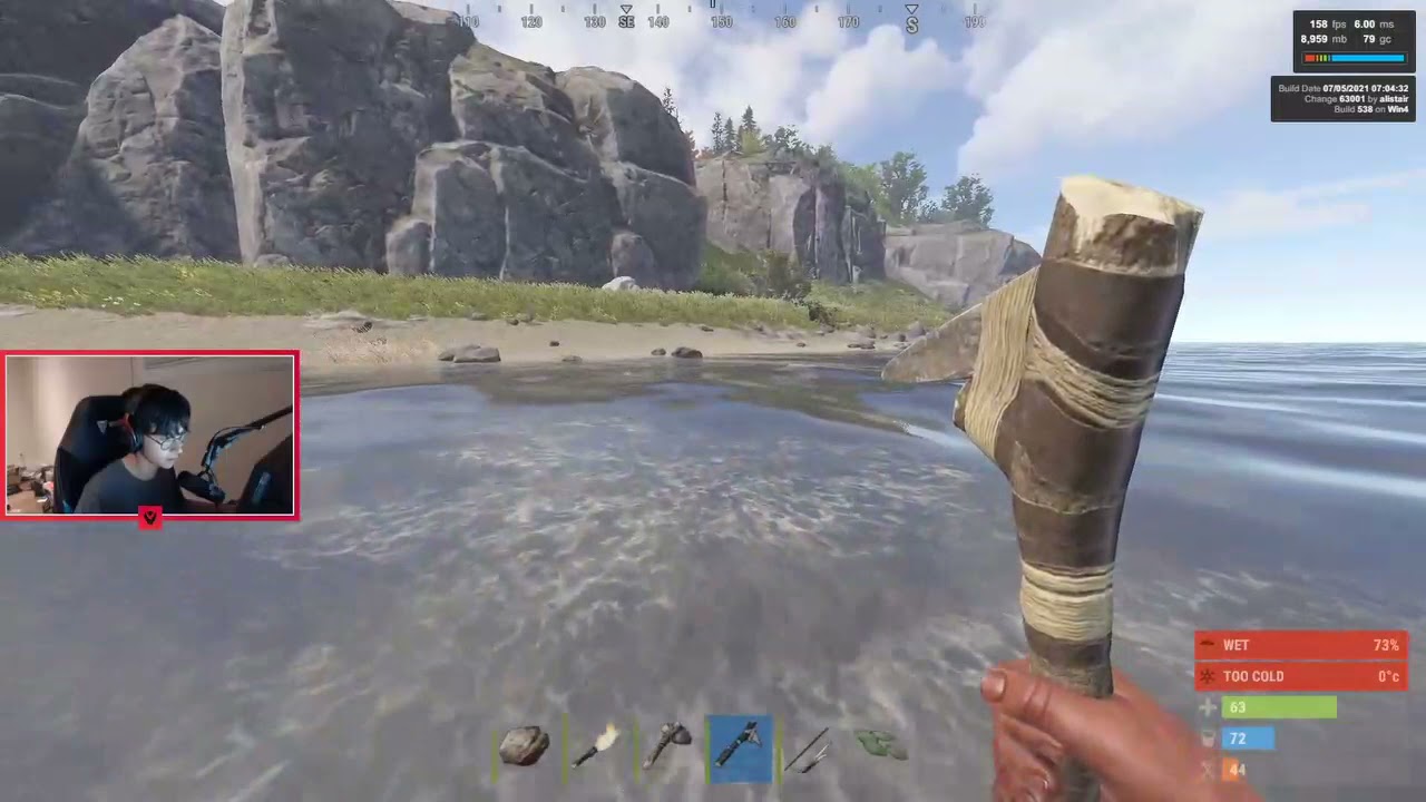 SEN TENZ PLAYING RUST ON OTV SERVER FOR THE FIRST TIME ! - YouTube