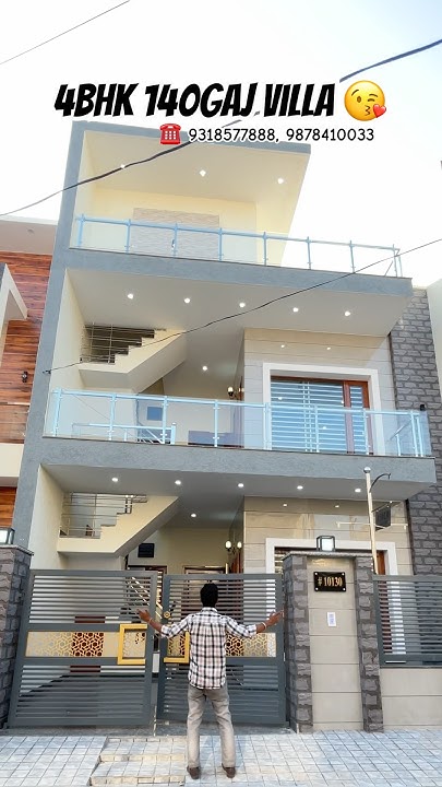 🔥 Beautiful 4BHK 140Gaj House For Sale @Near Chandigarh 9318577888 #shorts - YouTube